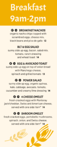 Menu – Cafe Evergreen
